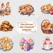 Baking Delights Clipart Watercolor Kitchen PNG Cooking Clipart ...