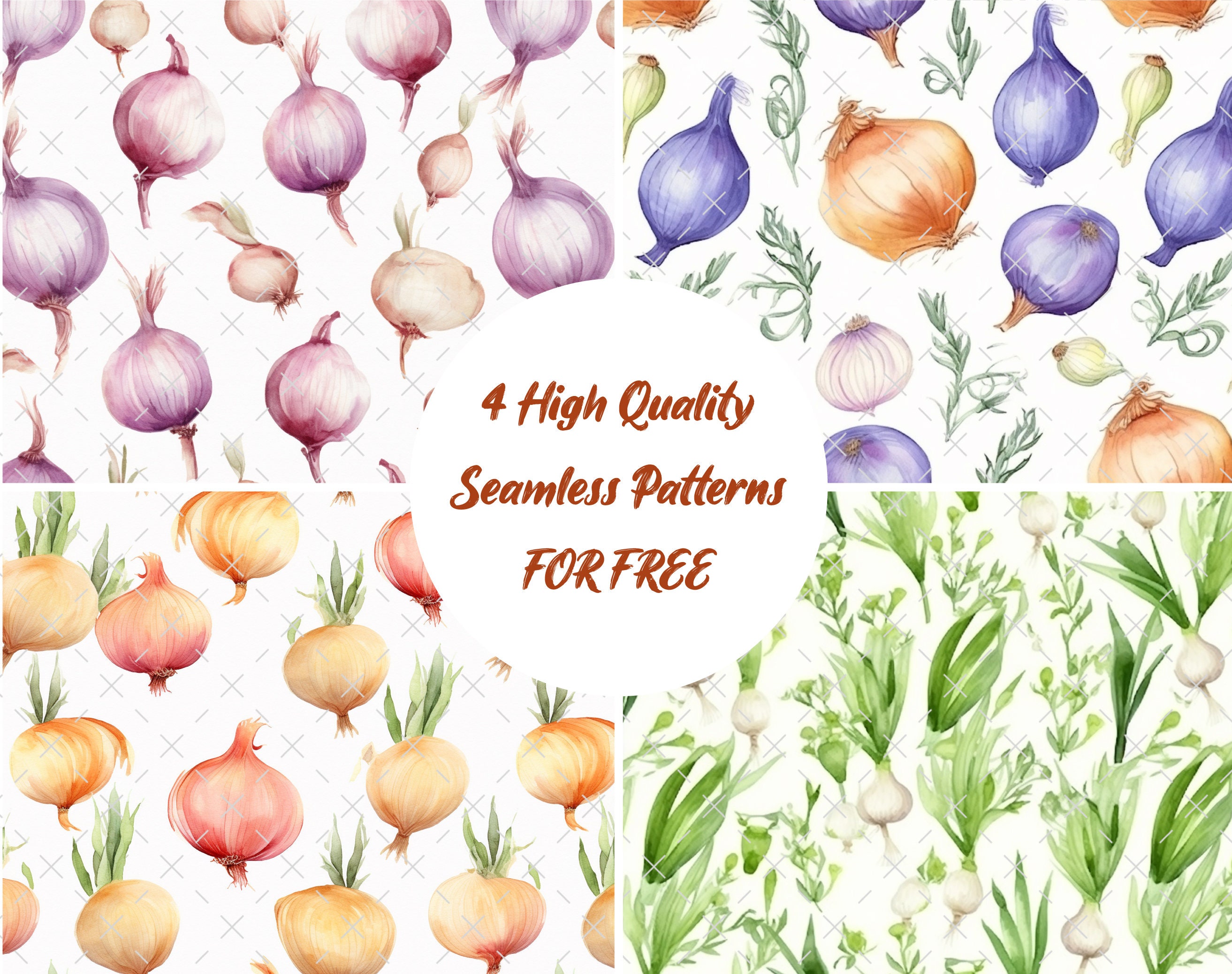 Watercolor Onion Clipart Onion PNG Clip Art Vegetables Clip - Etsy