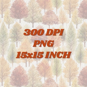 Watercolor Fall Forest Fall Clipart Autumn Clipart Autumn Leaves PNG ...