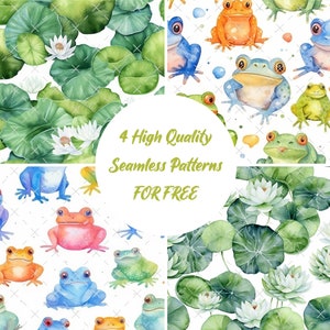 Watercolor Cute Frog Baby Frog Clipart, Baby Frog With a Tie Png ...