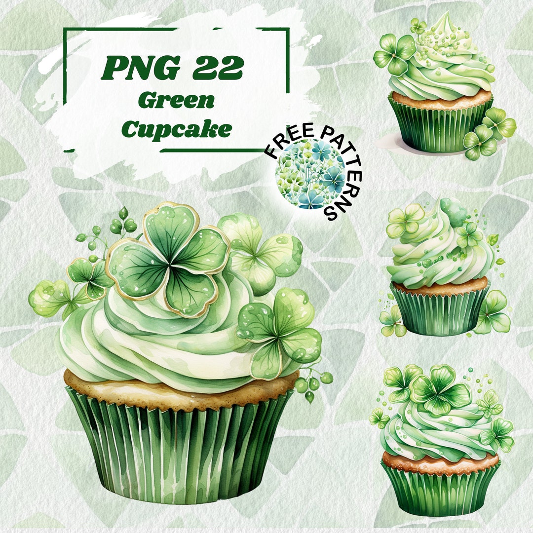 Sweet St. Patrick's Day Cupcake Png Sublimation Design St. Patrick's ...