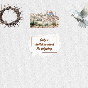 Watercolor Christian Easter Clipart, PNG Religious Clipart, Jesus ...