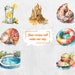 Beach Day Bundle Sea Clipart Summer Vacation PNG Swimming Clip Art PNG ...
