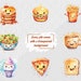 Watercolor Cute Food Kawaii Food Kawaii Clipart Watercolor Food PNG ...