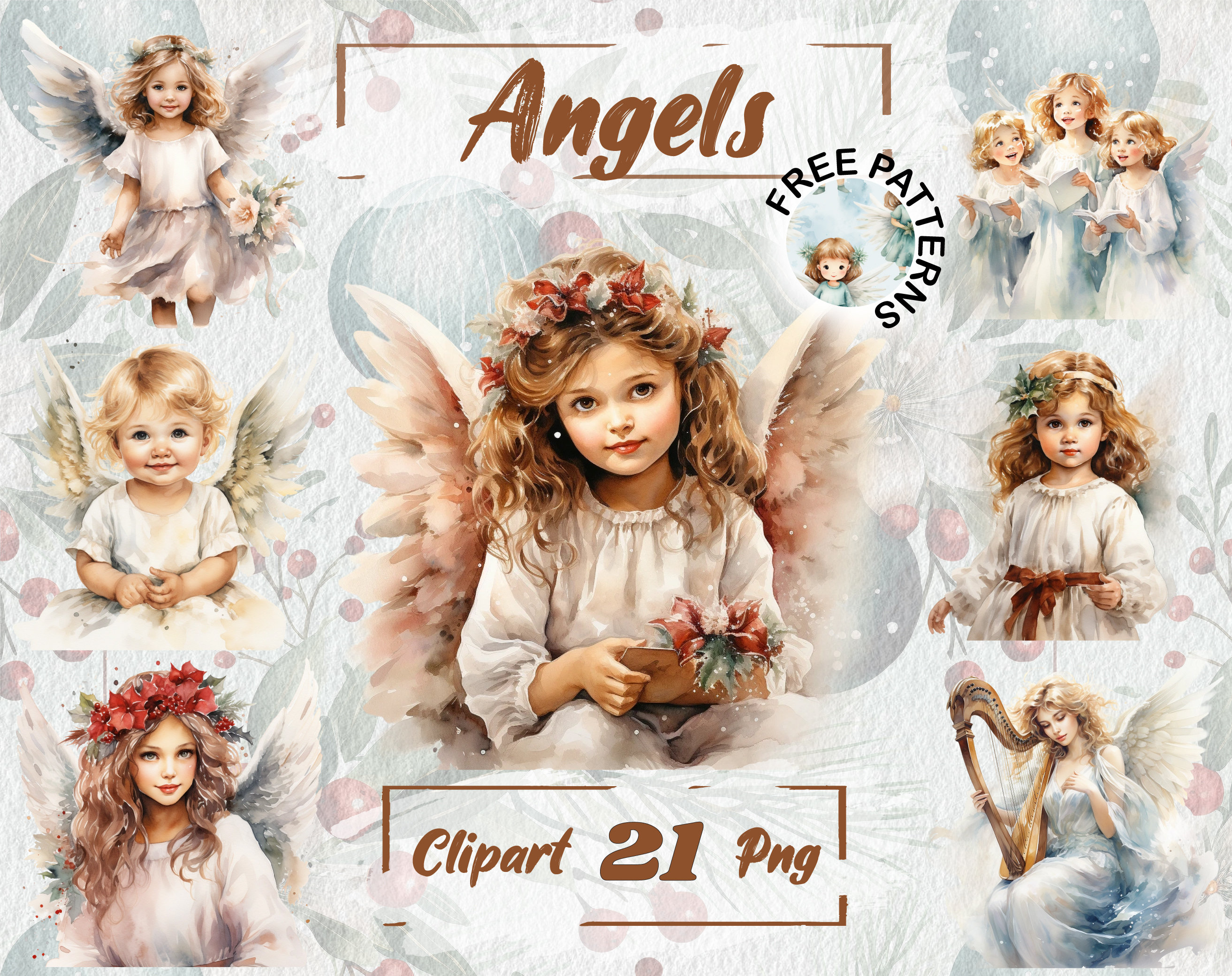 Christmas Baby Angel Clipart