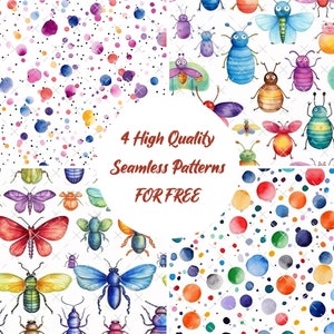 Watercolor Cute Bugs Clipart Bug Clip Art Wasp Clip Art Watercolor Kids ...