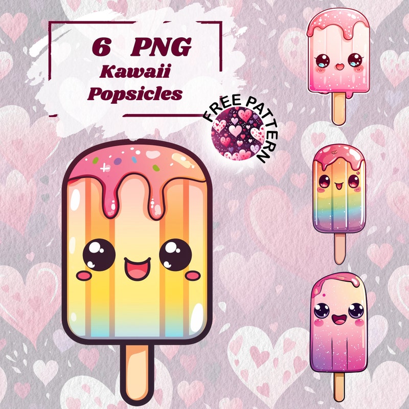 Popsicle Clipart - Etsy