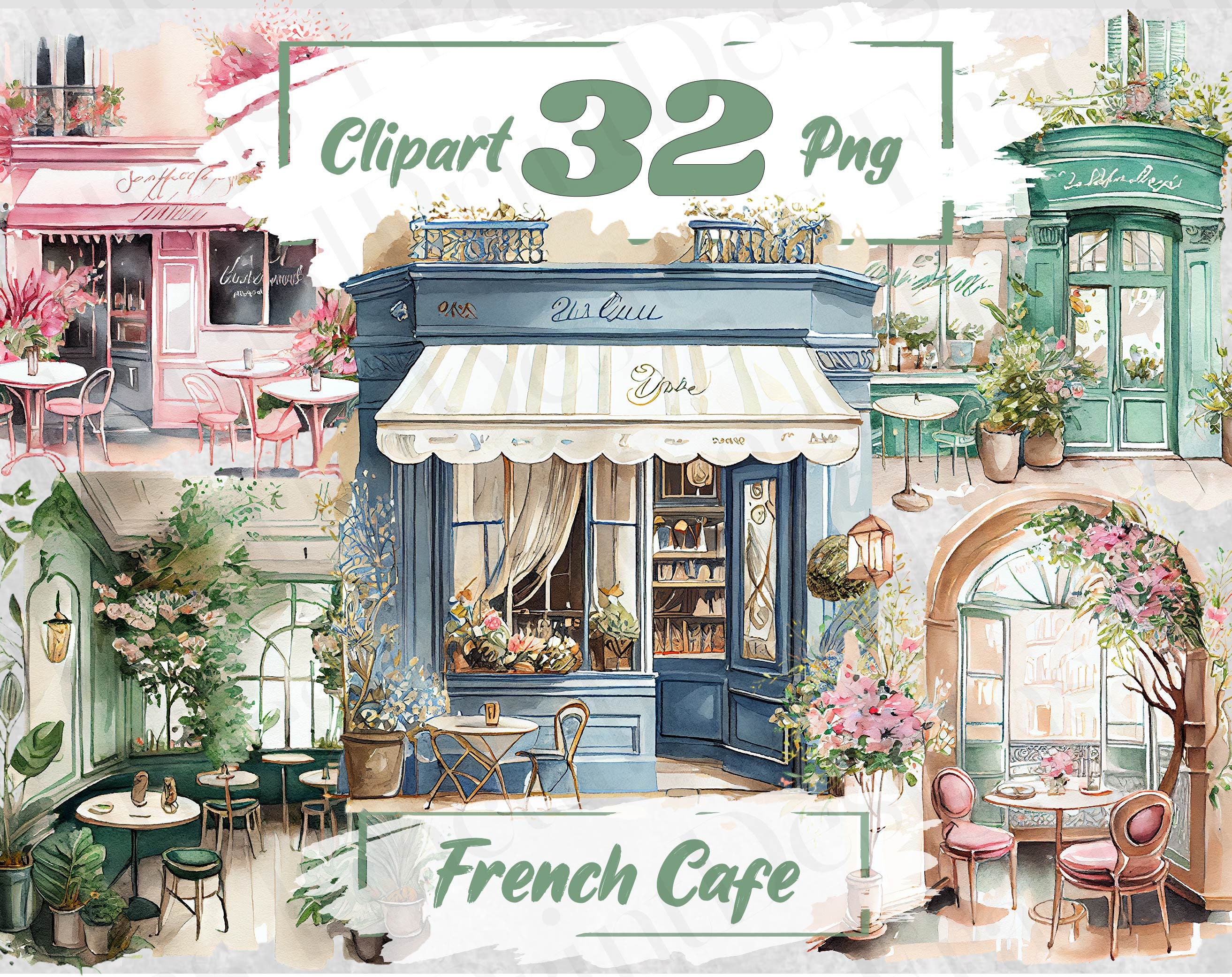 French Café Watercolor Clipart Cozy Café Bundle PNG Café - Etsy Australia