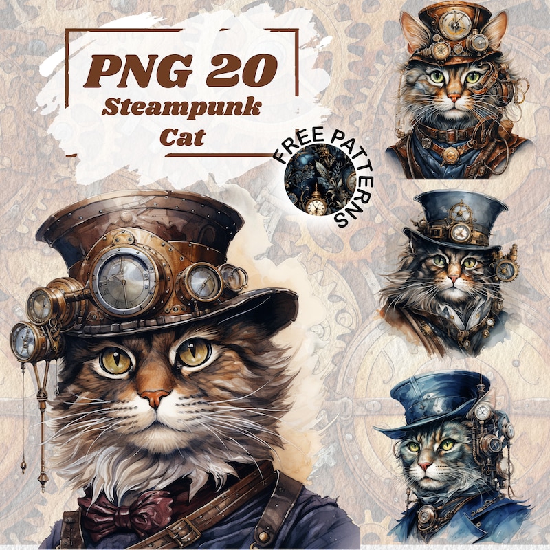Steampunk Cats Shirts - Etsy