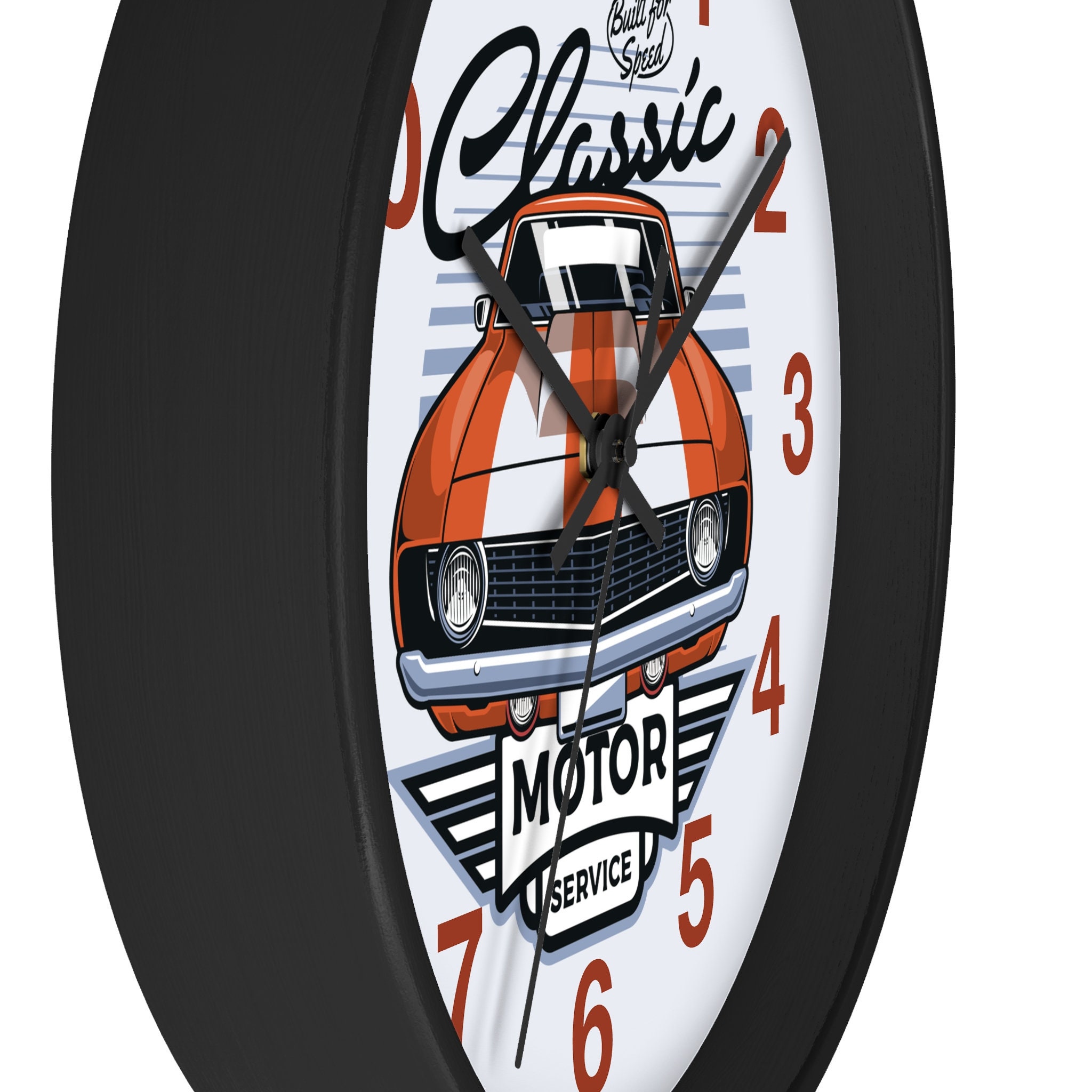 Old School Garage Wall Clock, Vintage Style Garage Décor Clock ...