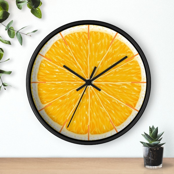 Fruit Wall Clock - Etsy