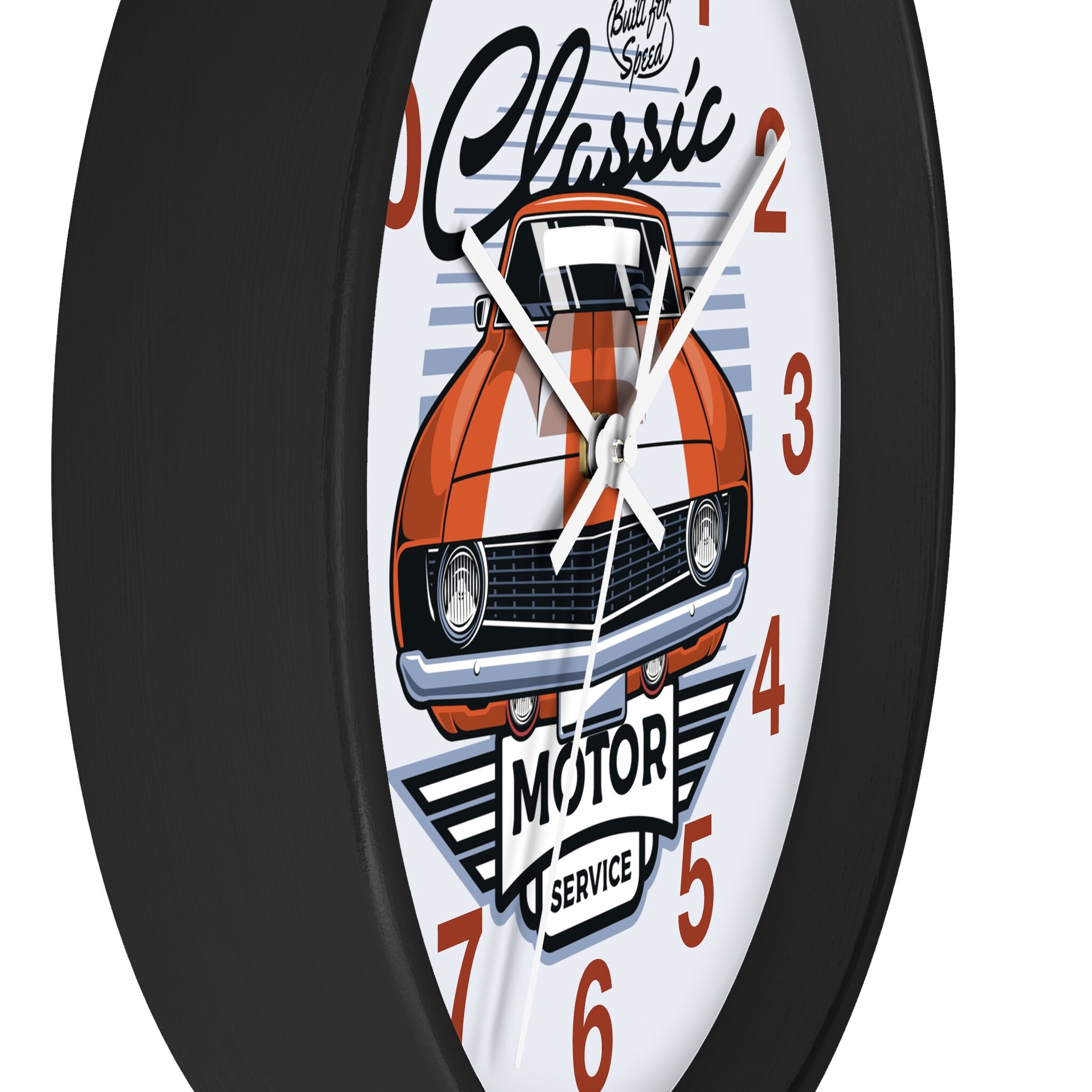 Old School Garage Wall Clock, Vintage Style Garage Décor Clock ...