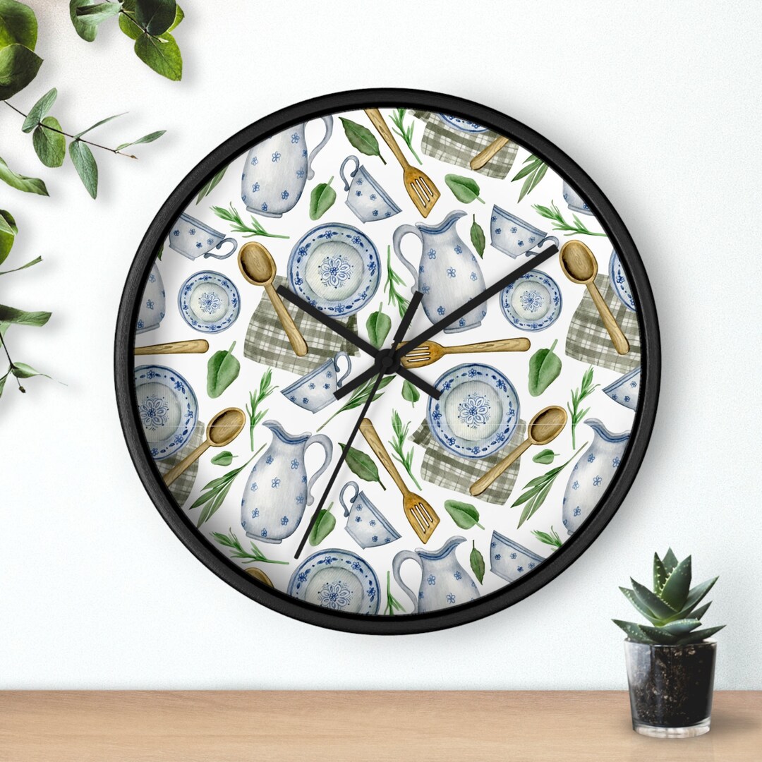 Kitchen Wall Clock, Clocks for Wall, Oversized Wall Clock, Farmhouse ...
