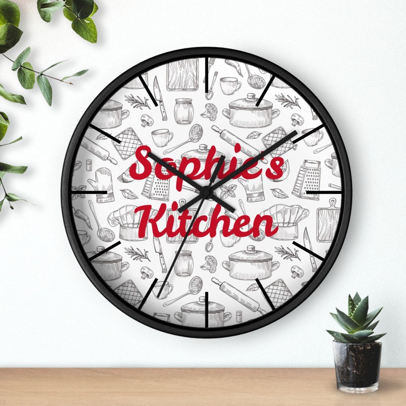 Kitchen Wall Clock - Etsy