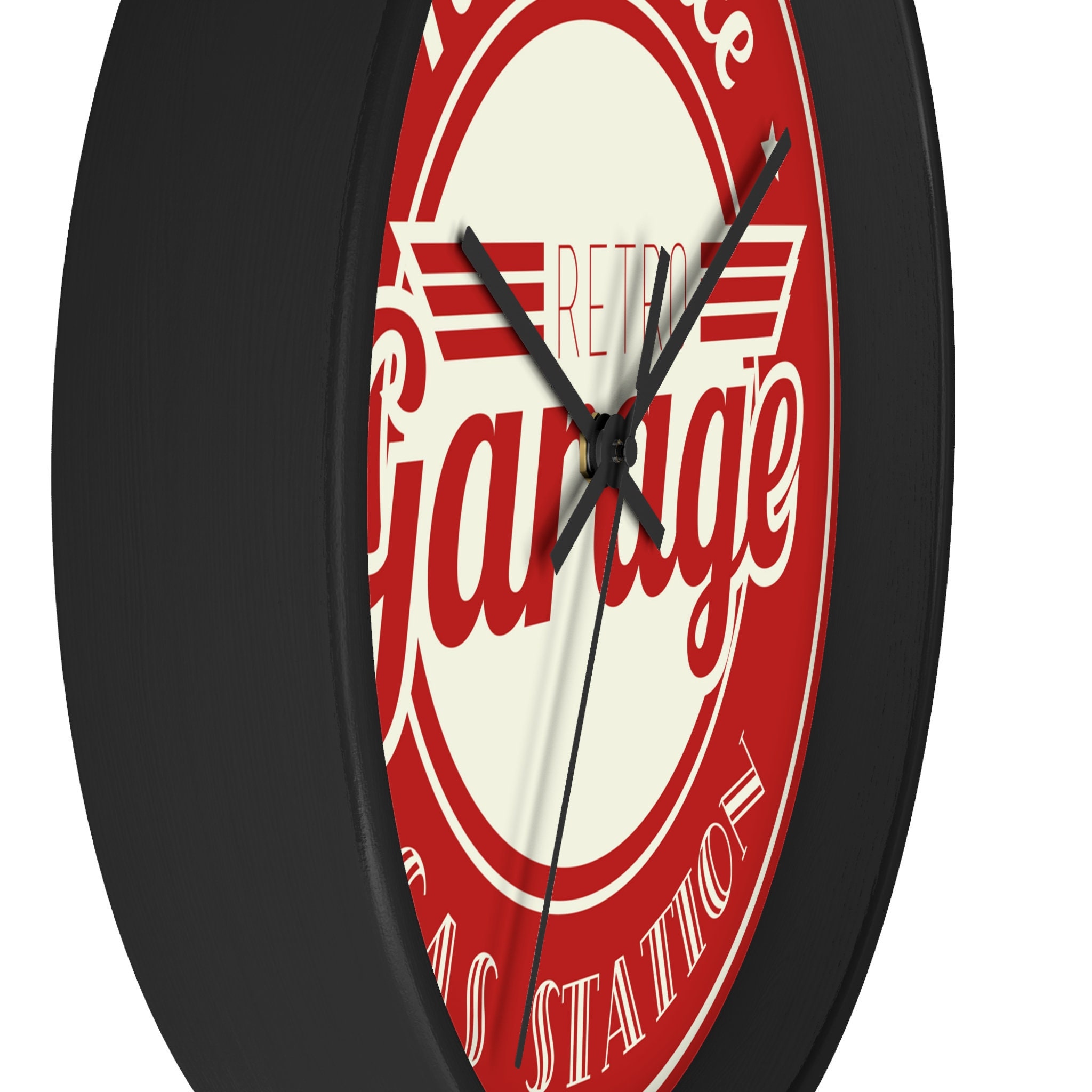 Old School Garage Wall Clock, Vintage Style Garage Décor Clock ...