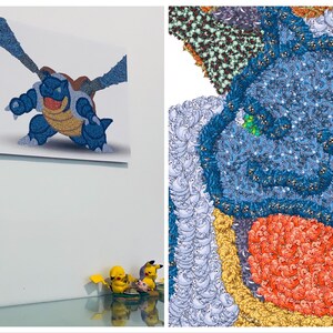Blastoise Collage Poster pixel/sprite Art - Etsy