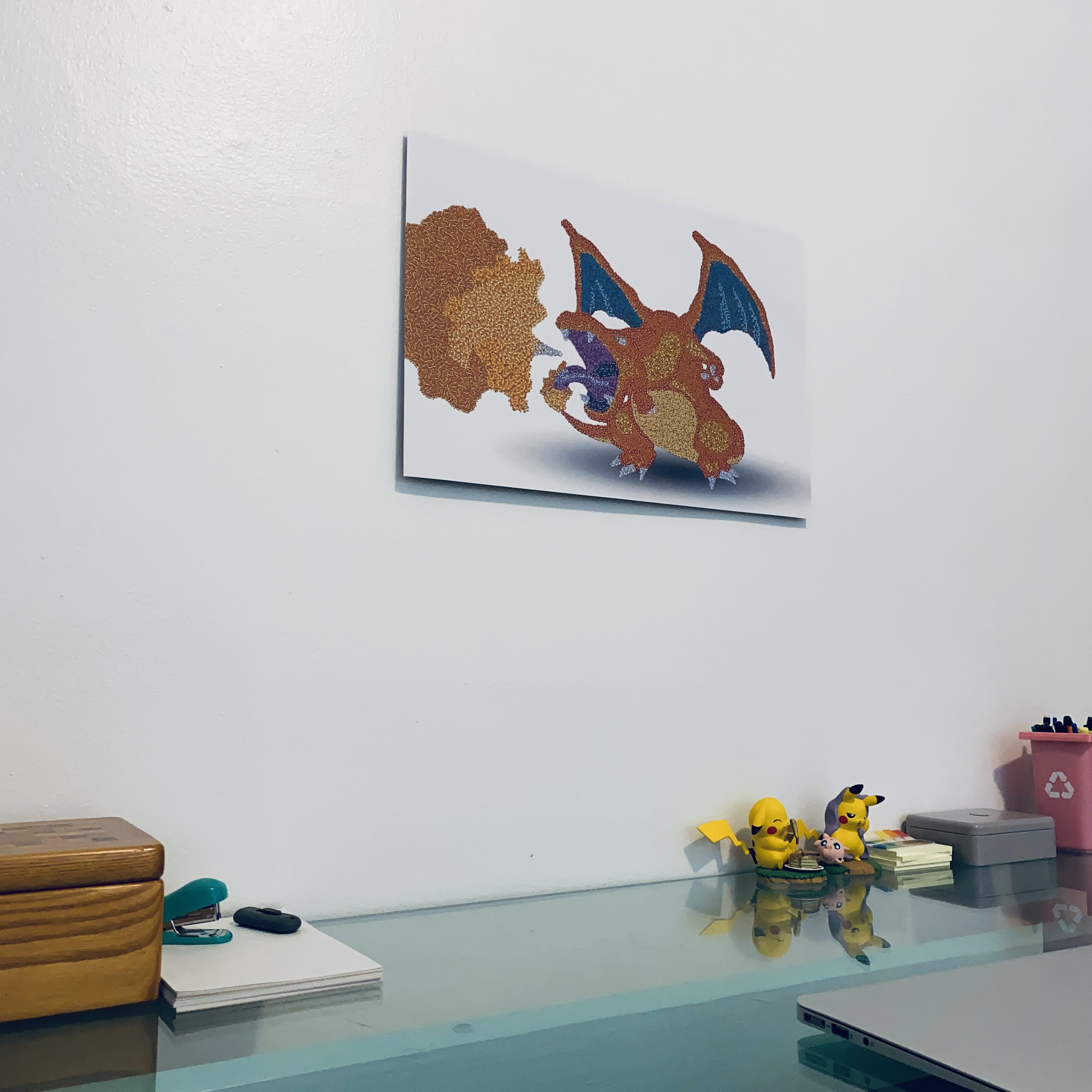 Charizard Collage Poster (pixel/sprite Art) - Etsy