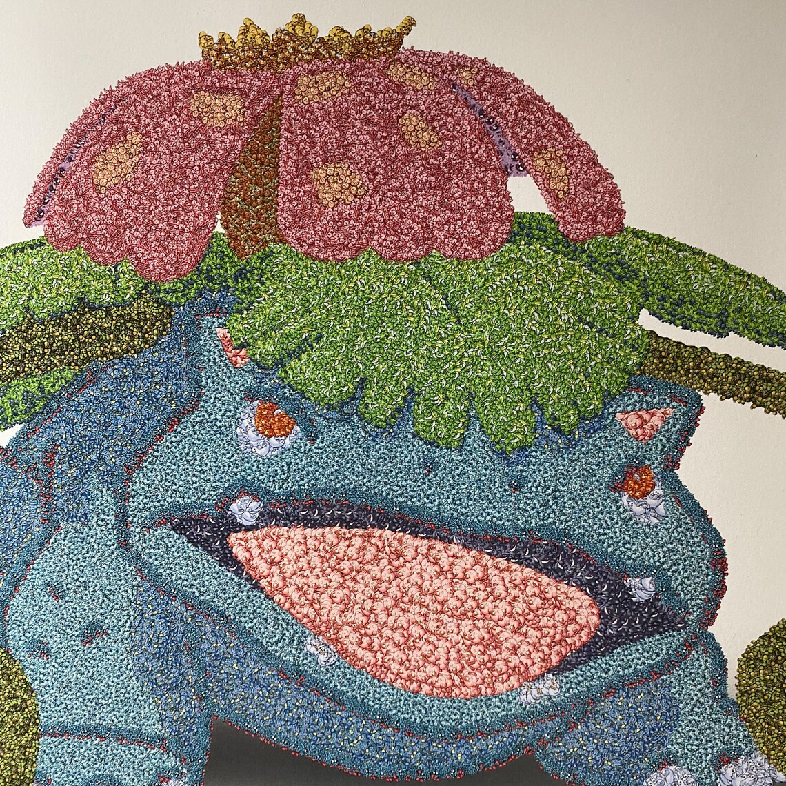 Venusaur Collage Poster (pixel/sprite Art) - Etsy