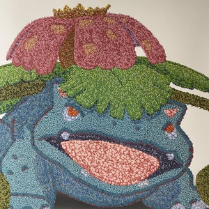 Venusaur Collage Poster pixel/sprite Art - Etsy