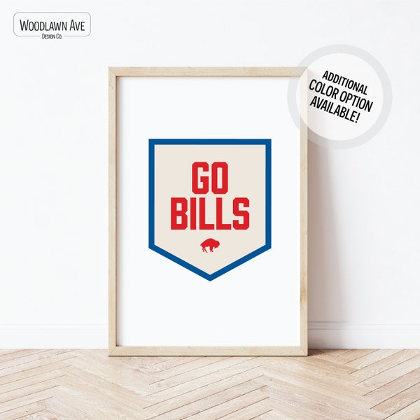 Buffalo Bills Vertical Flag - Etsy