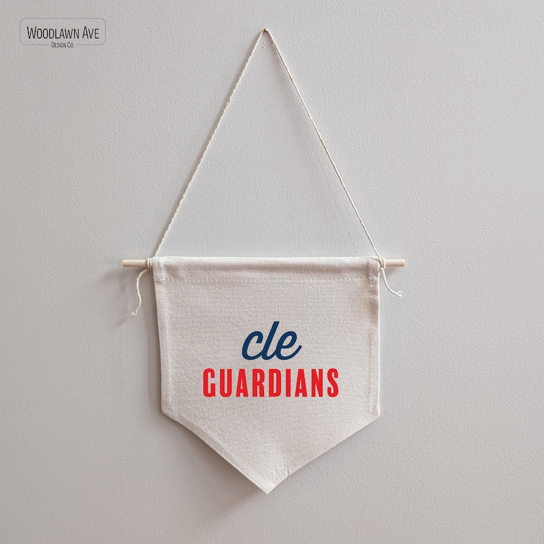 Cleveland Guardians Hanging Canvas Banner - Etsy