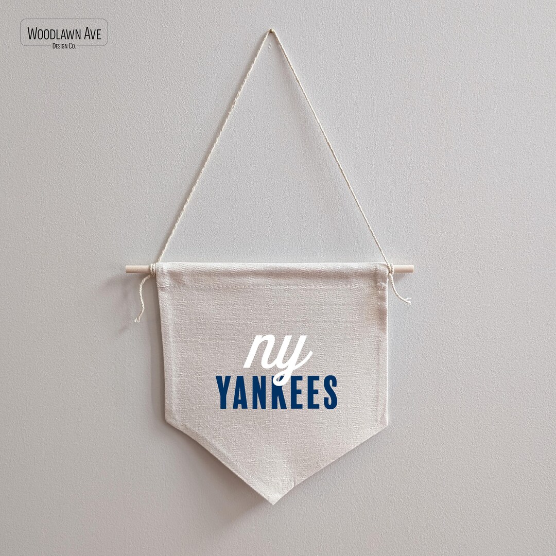 New York Yankees Hanging Canvas Banner, New York Yankees, Go Yankees ...