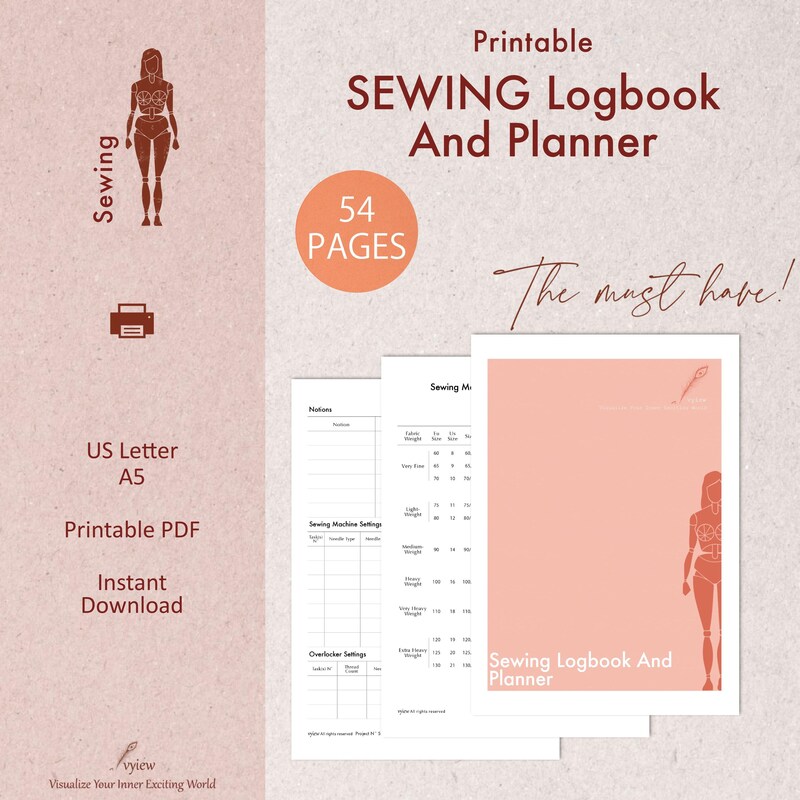 Sewing Printable - Etsy
