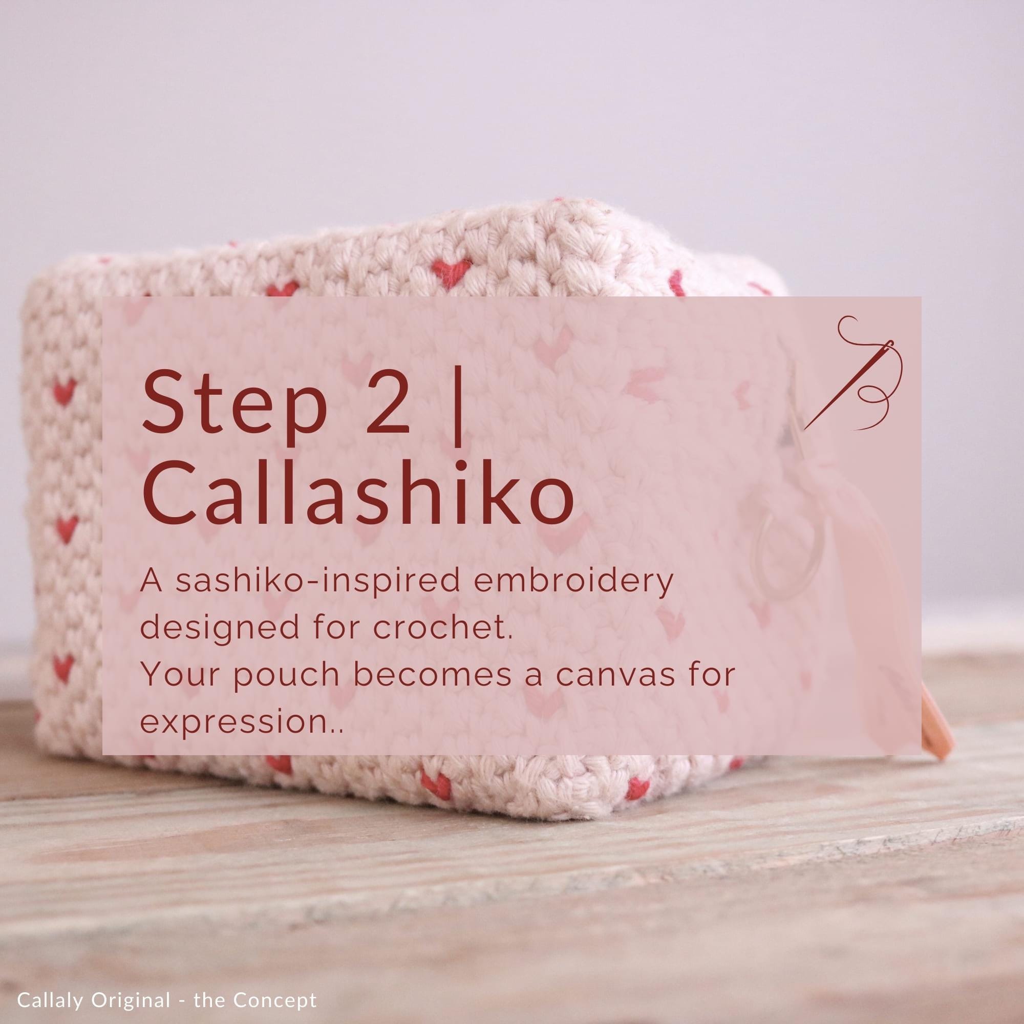 Zippered Box Pouch Crochet Pattern | Structured Cosmetic Bag | Callaly ...