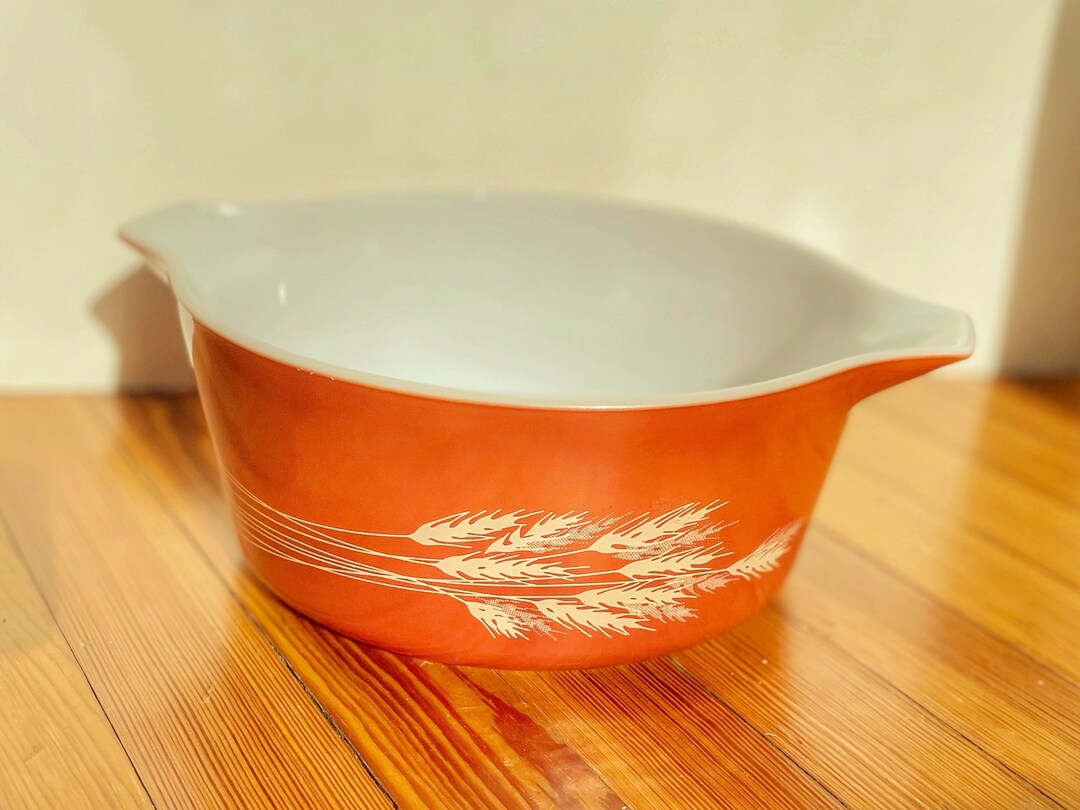 Vintage 1970s Autumn Harvest Pyrex Bowl - Etsy