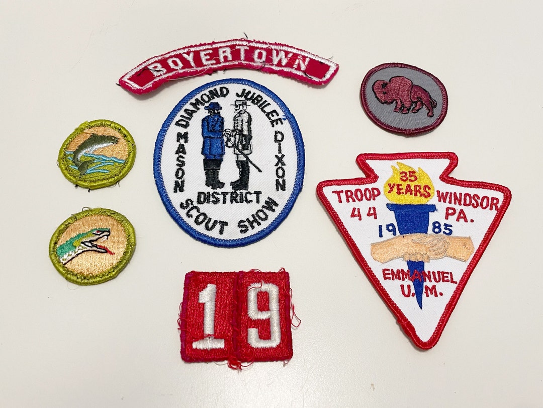 Vintage 80s Scout Patches - Etsy