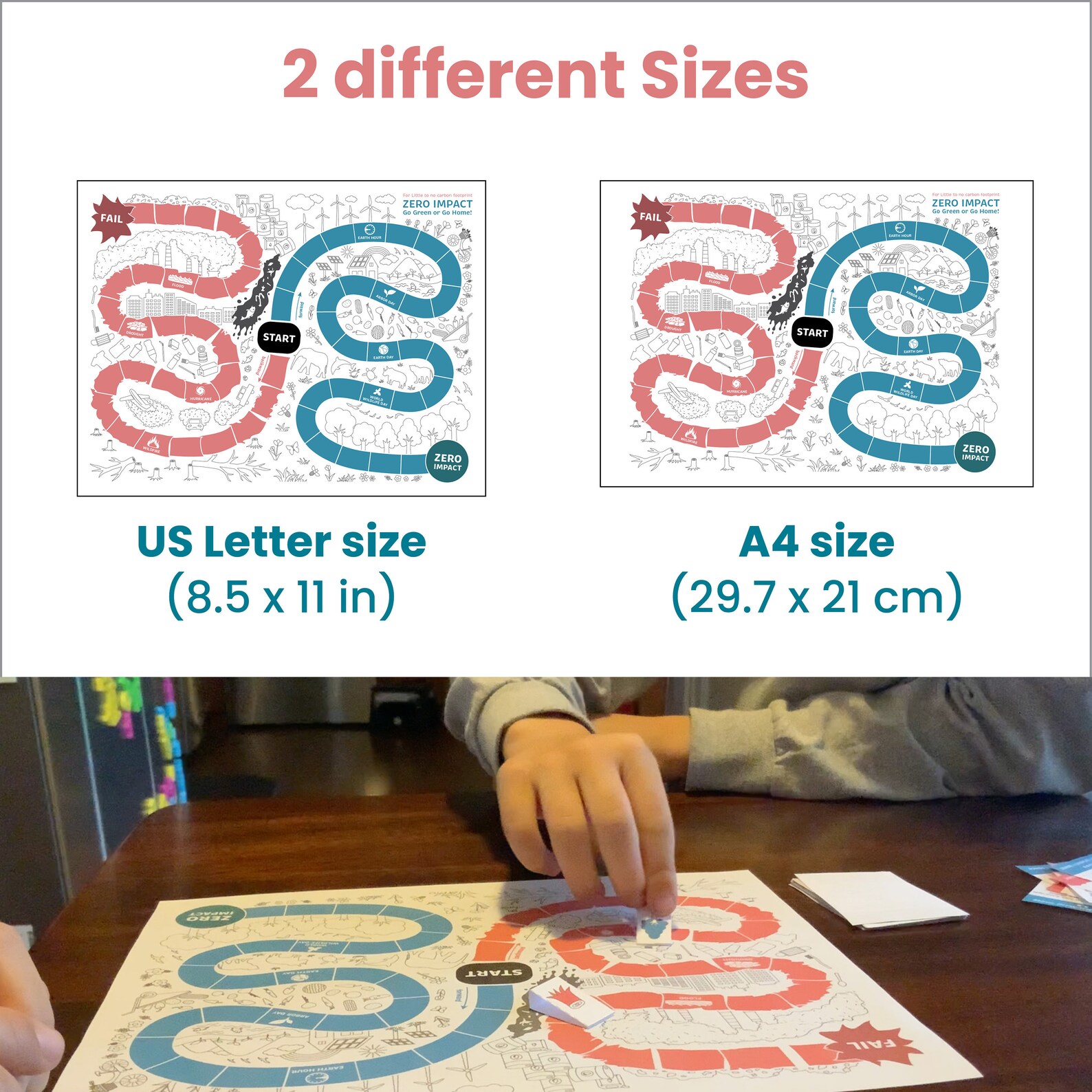 Printable Eco Friendly Board Game for Earth Day Fun Earth Day Family ...