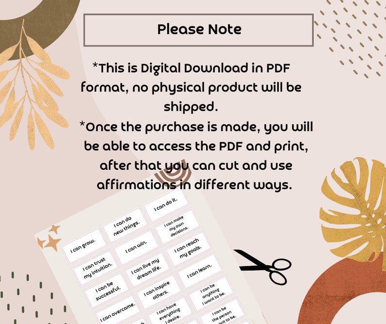 365 Daily Affirmations Printable Bundle: Positive Jar Quotes (digital ...