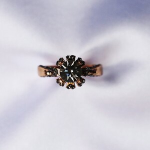 Bronze Arabian Palace Style Women Ring, Marcasite Stones Unique ...