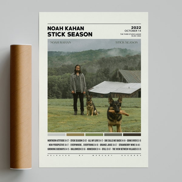 Stick Season Noah Kahan Wall Art - Etsy