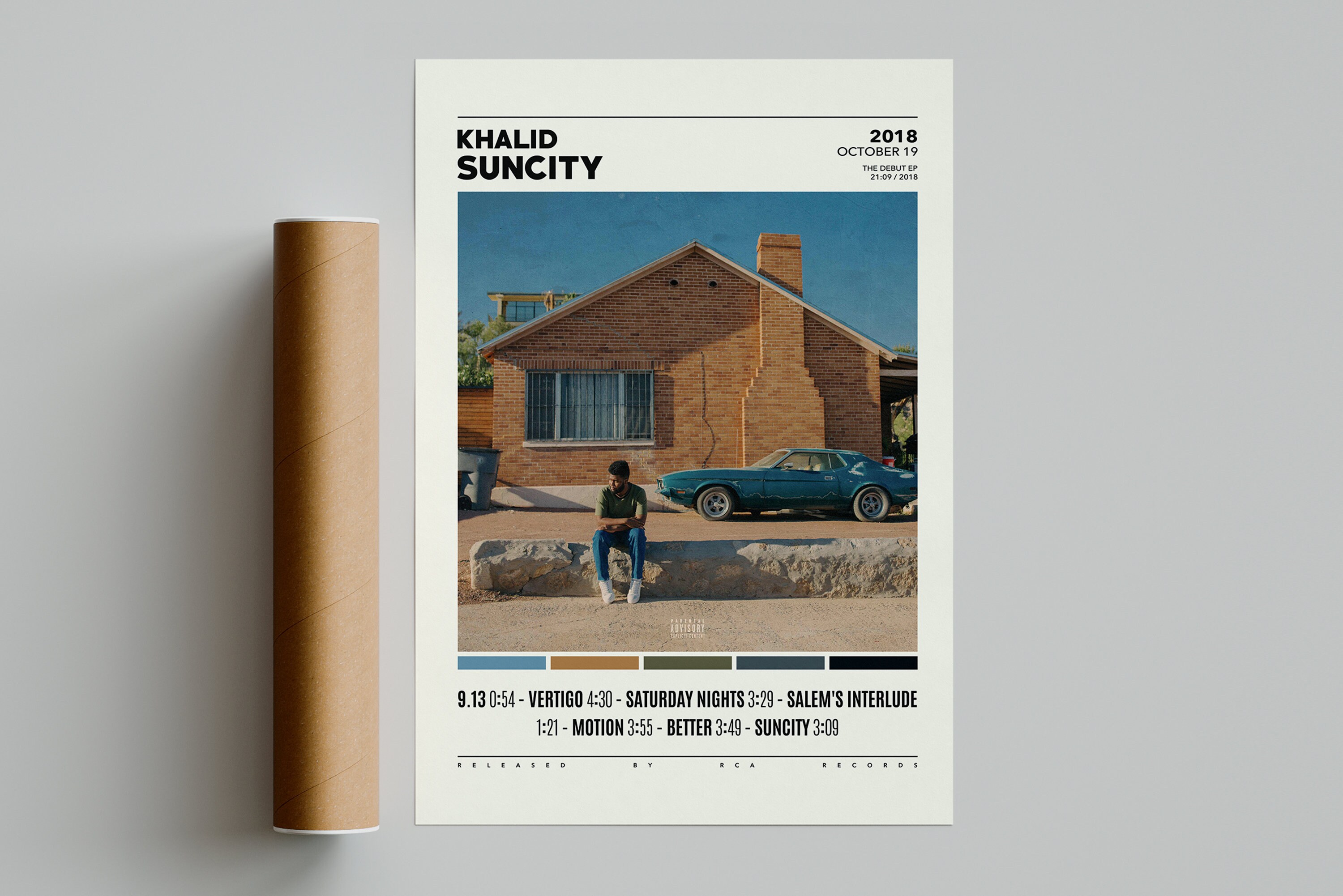 Khalid Poster / Suncity Poster / American Teen / Album Cover - Etsy