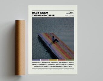 Baby Keem Poster the Melodic Blue - Etsy