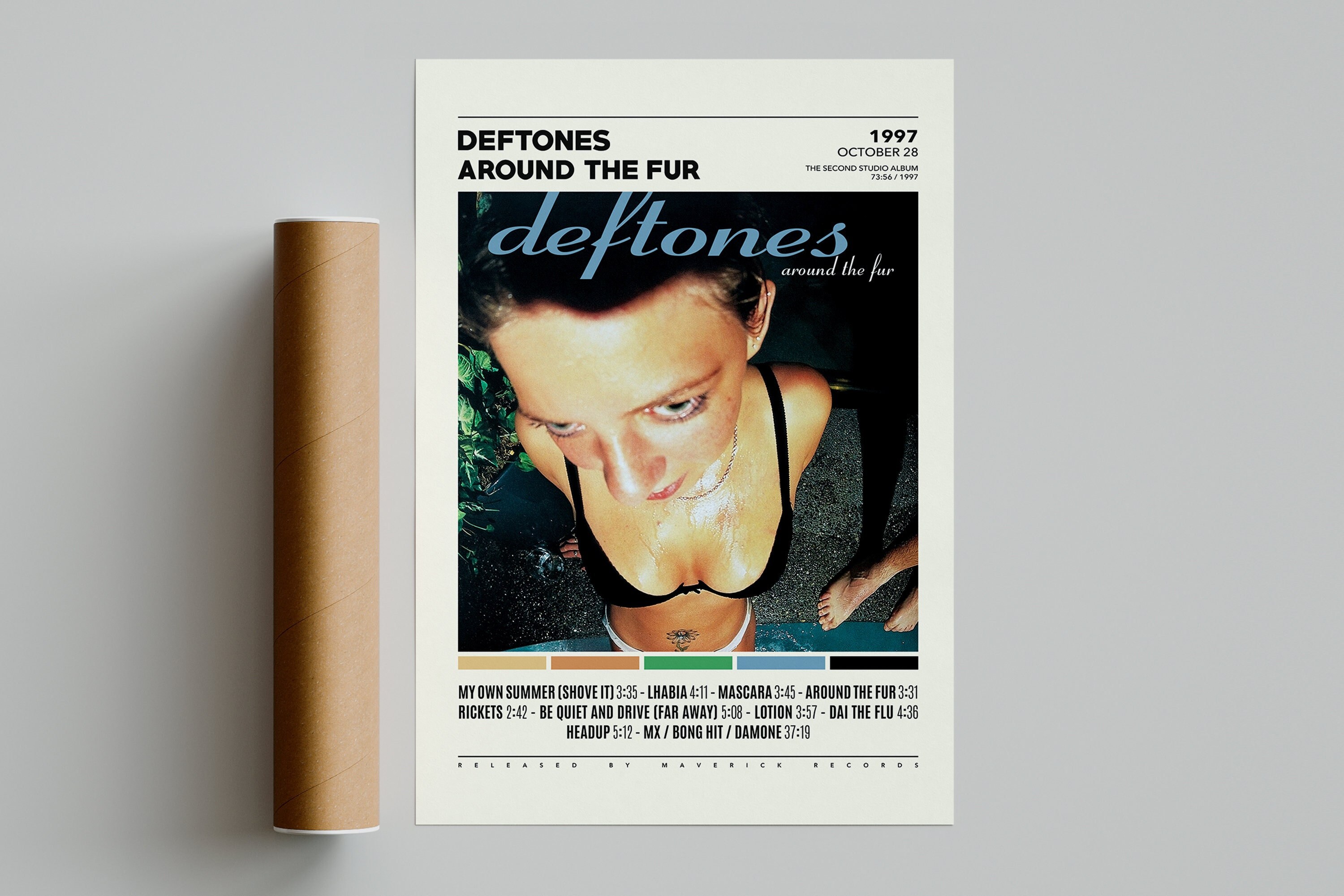 Deftones Posters / Around the Fur Poster Album Cover Poster - Etsy