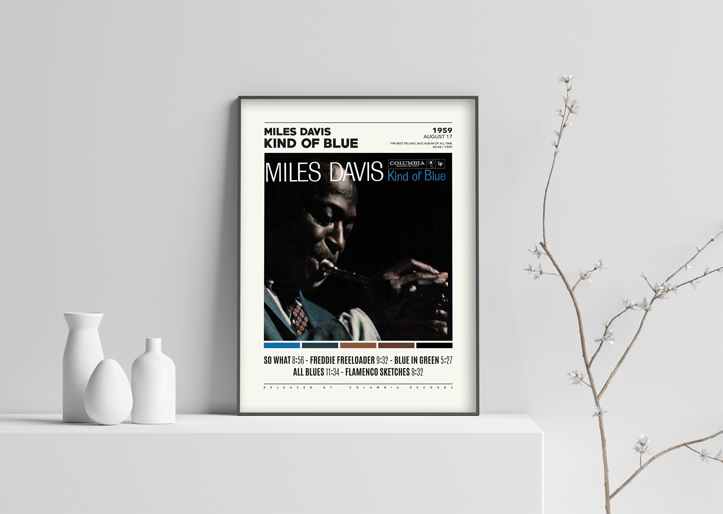 Miles Davis Posters / Kind Of Blue Poster / Miles Davis, Kind Of Blue ...
