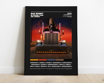 Bad Bunny Poster El Último Tour Del Mundo Poster Album - Etsy
