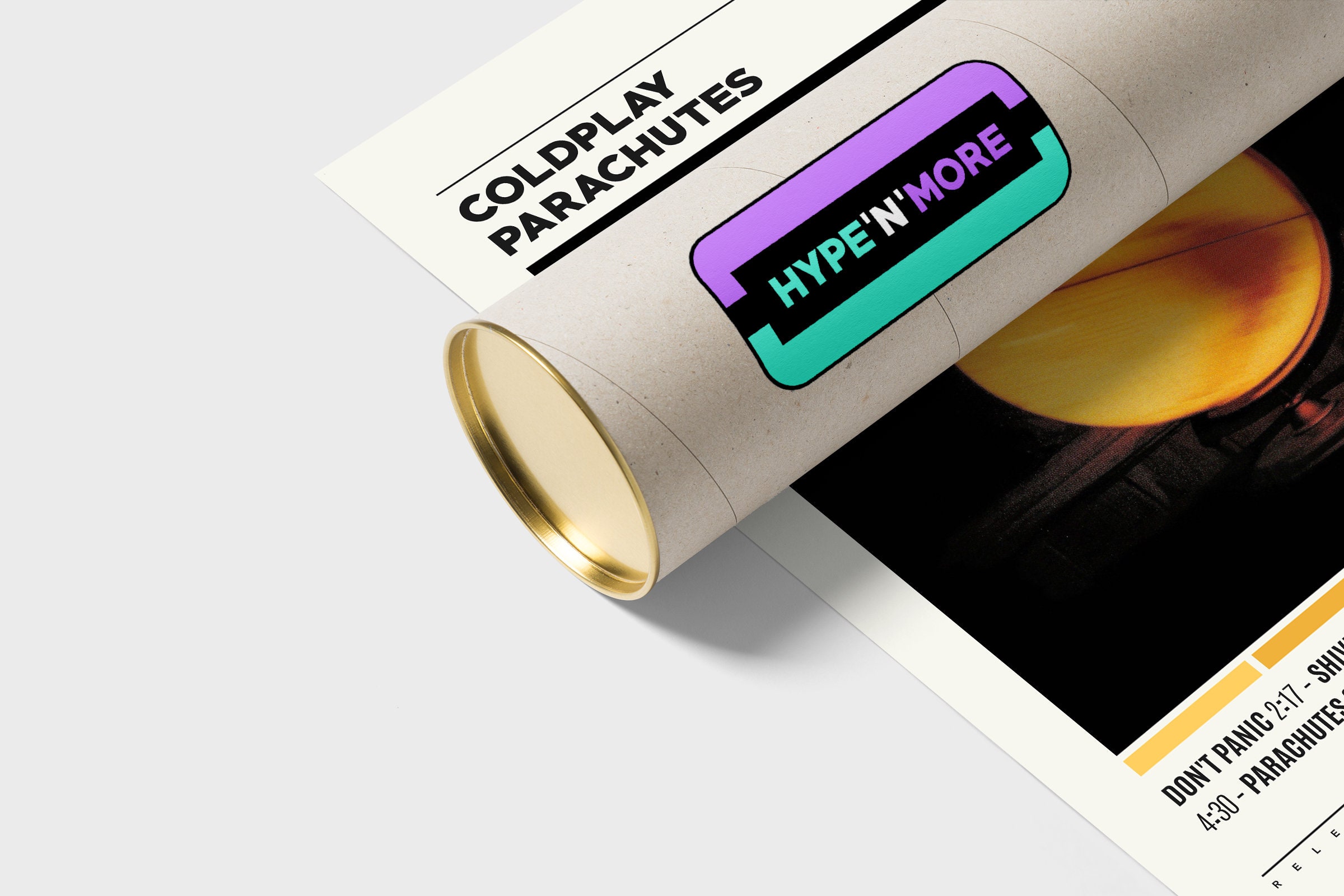 Coldplay Parachutes Album Cover Poster Diseñado Y Vendido Por 扁豆君 Dream