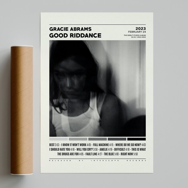 Good Riddance Gracie Abrams Poster - Etsy