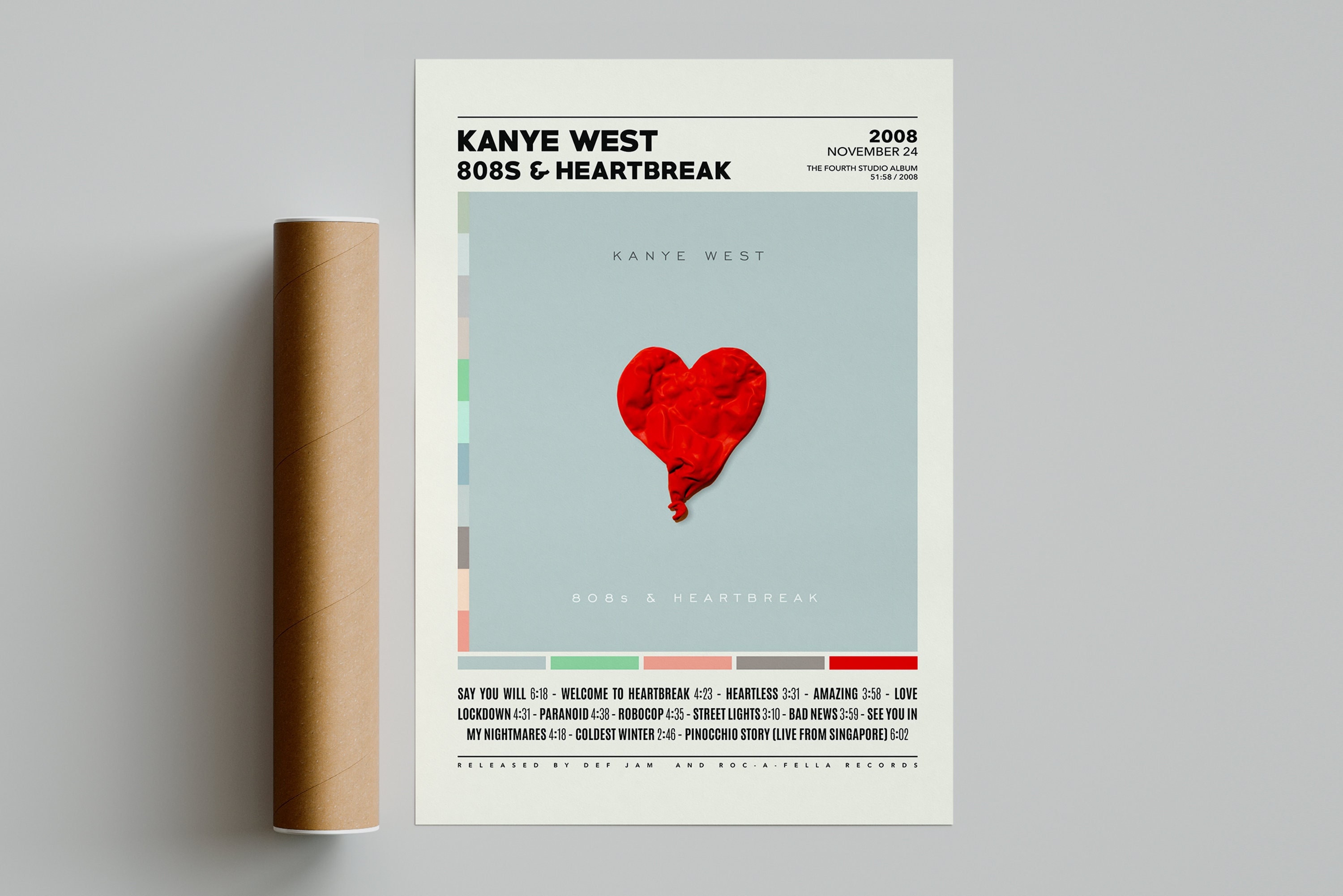 Heartless Kanye West Album Cover