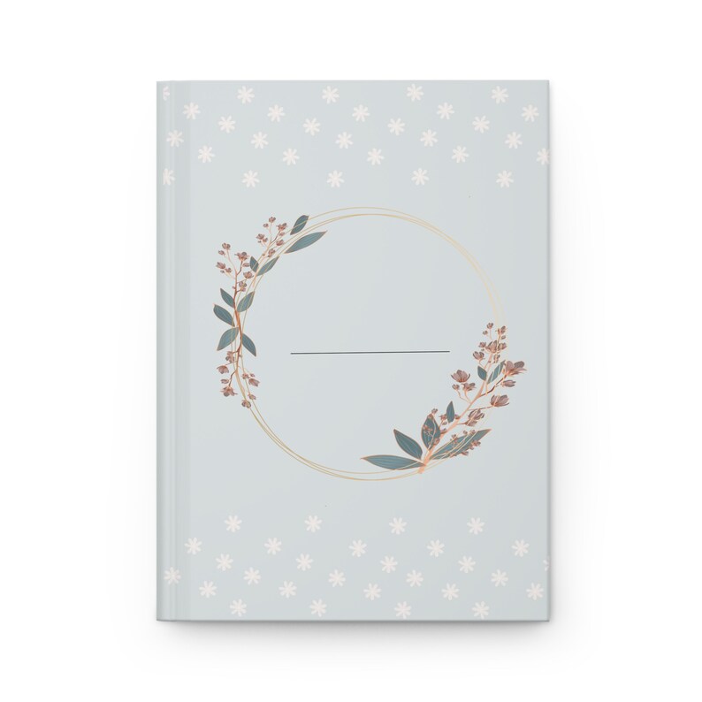 Chic and Stylish Floral Hardcover Journal - Classic Notebook for ...
