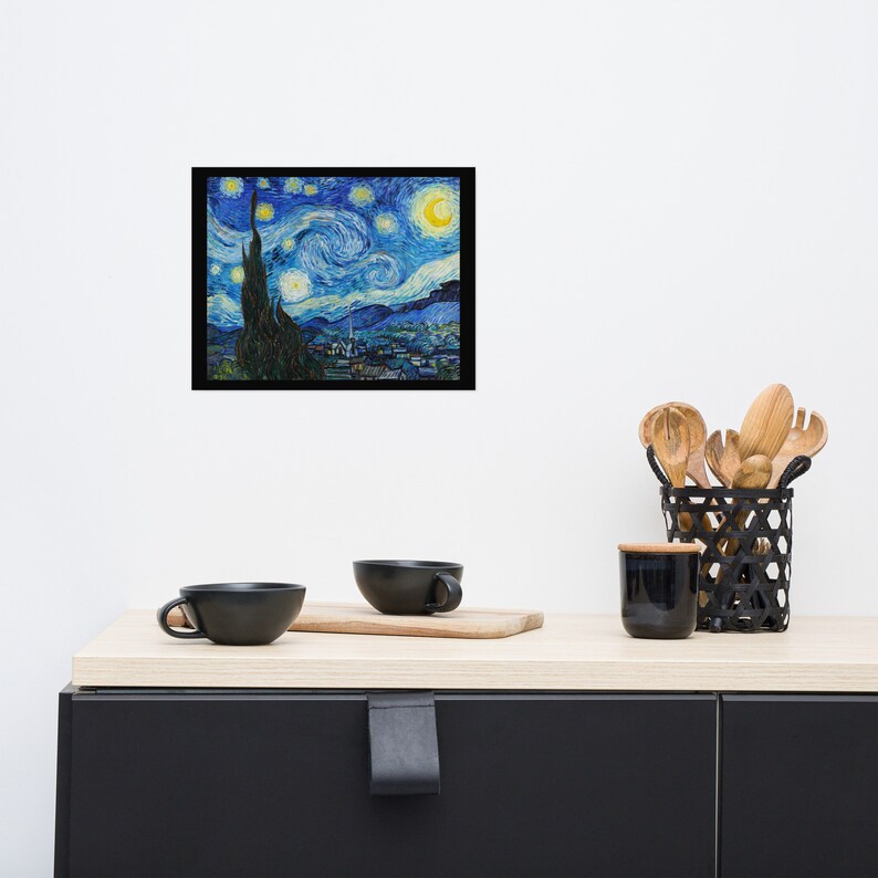Vincent Van Gogh's the Starry Night (1889) - Etsy