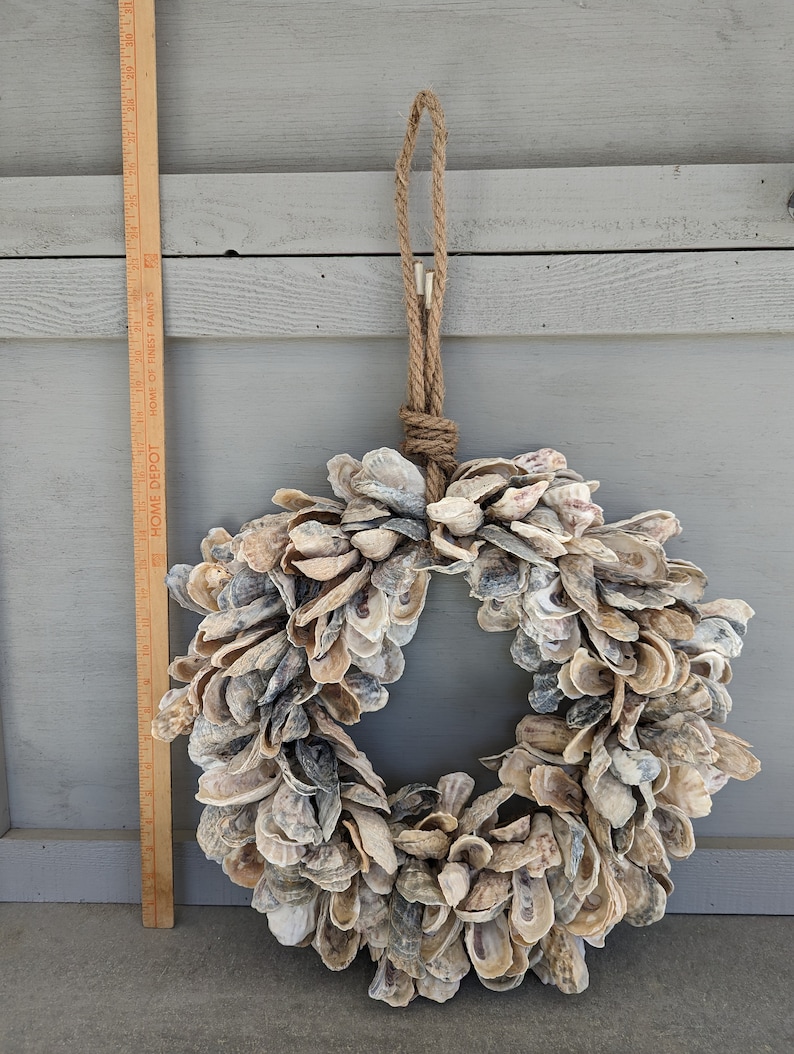 Oyster Shell Large 18 X 18 Wreath - Etsy