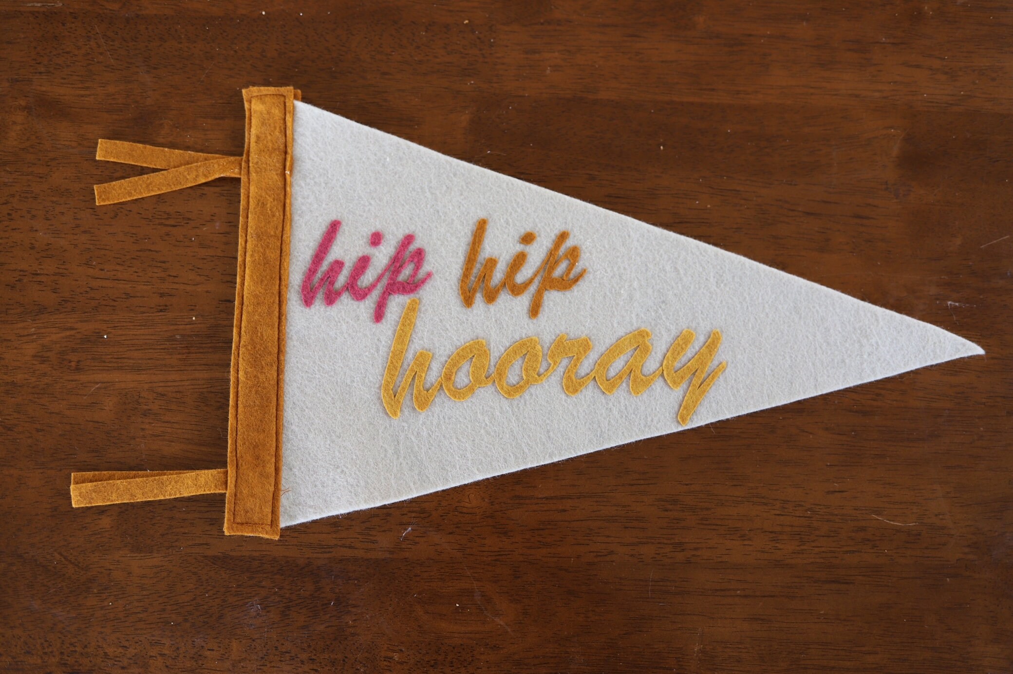 Hip Hip Hooray Pennant Flag - Etsy