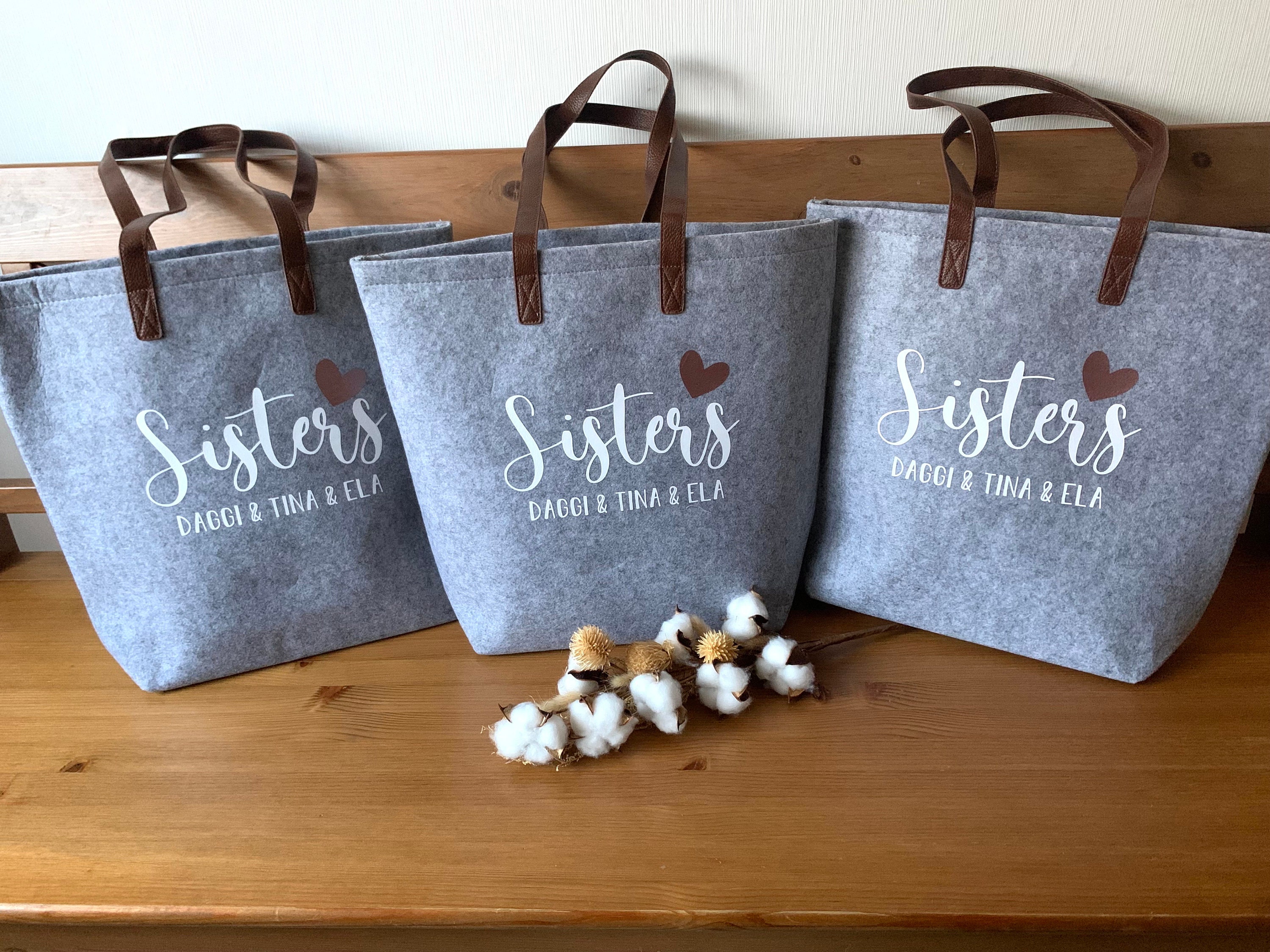 Personalisierte Filztasche | Name | Lieblingsoma | Lieblingsmensch ...