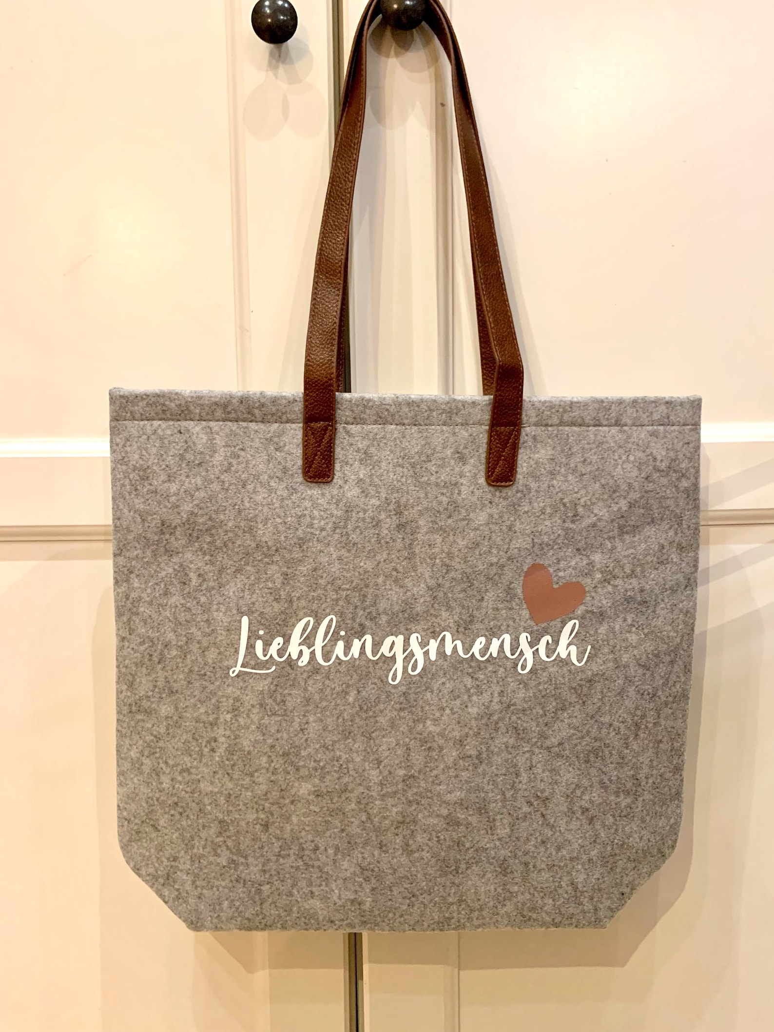 Personalisierte Filztasche | Name | Lieblingsoma | Lieblingsmensch ...