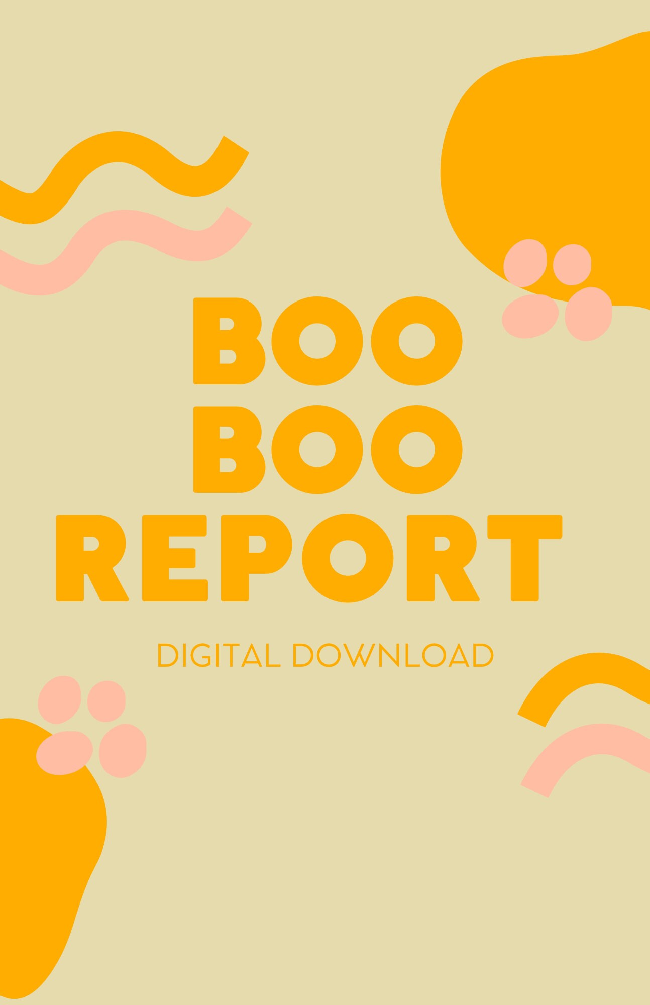 Boo Boo Report - Etsy