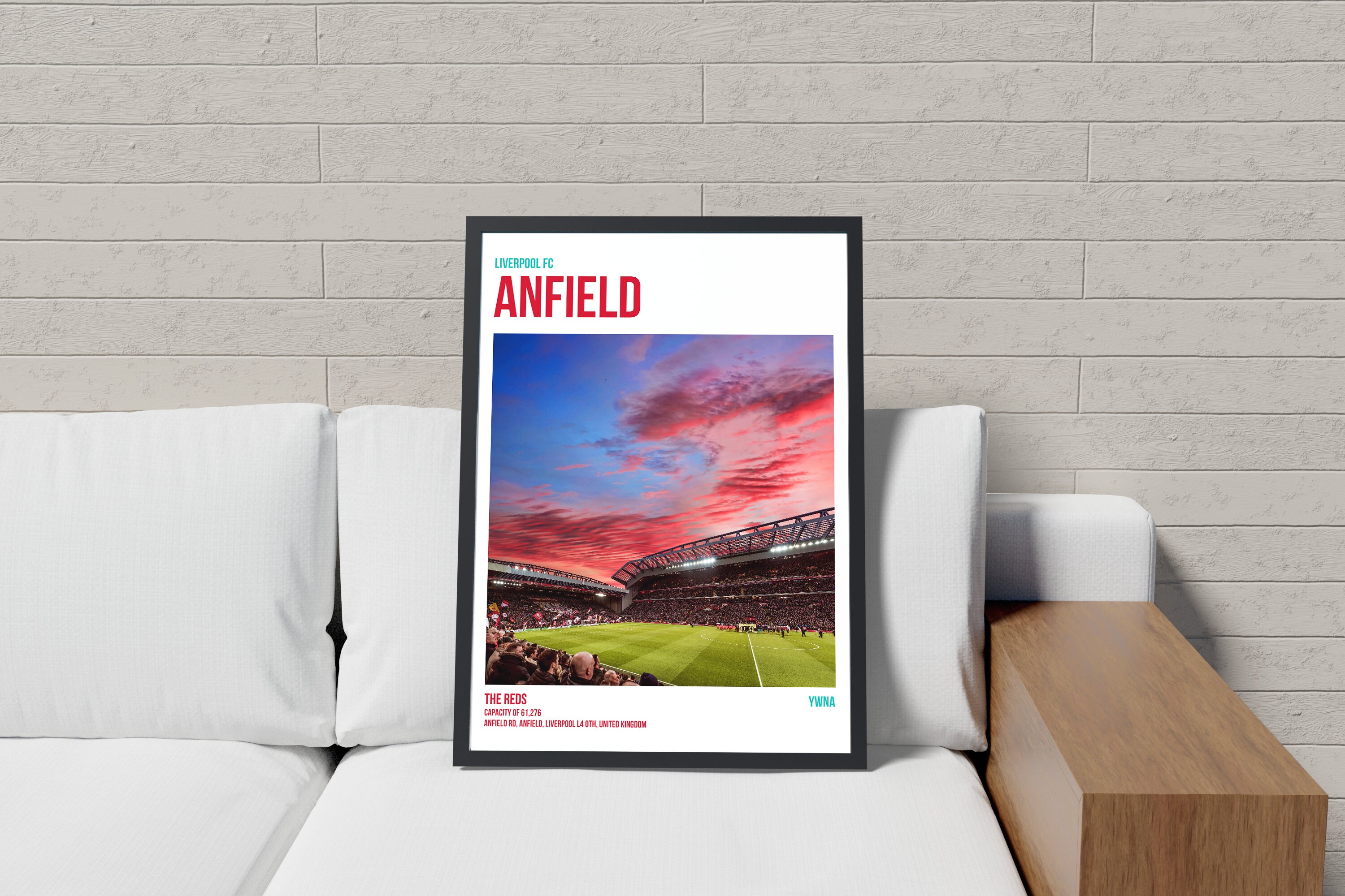 Anfield Poster, Liverpool FC, Liverpool Poster, Anfield Stadium Poster ...